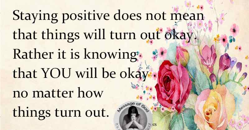 The Power of Staying Positive - Motivational Quotes